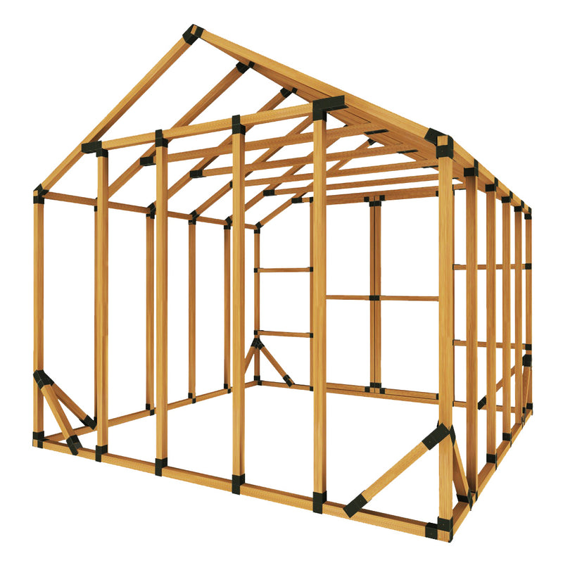 10X10 Standard Chicken Run Kit - E-Z Frame Structures