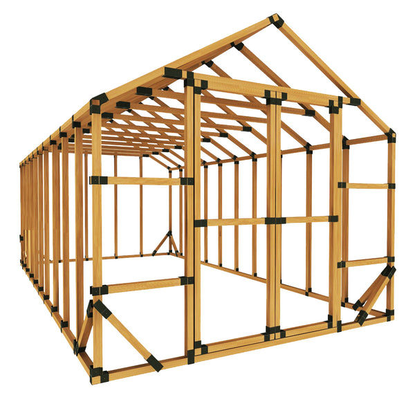 10X20 Standard Storage Shed Kit - E-Z Frame Structures by C L Paks