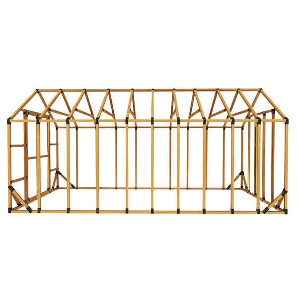 10X20 Standard Storage Shed Kit - E-Z Frame Structures by C L Paks