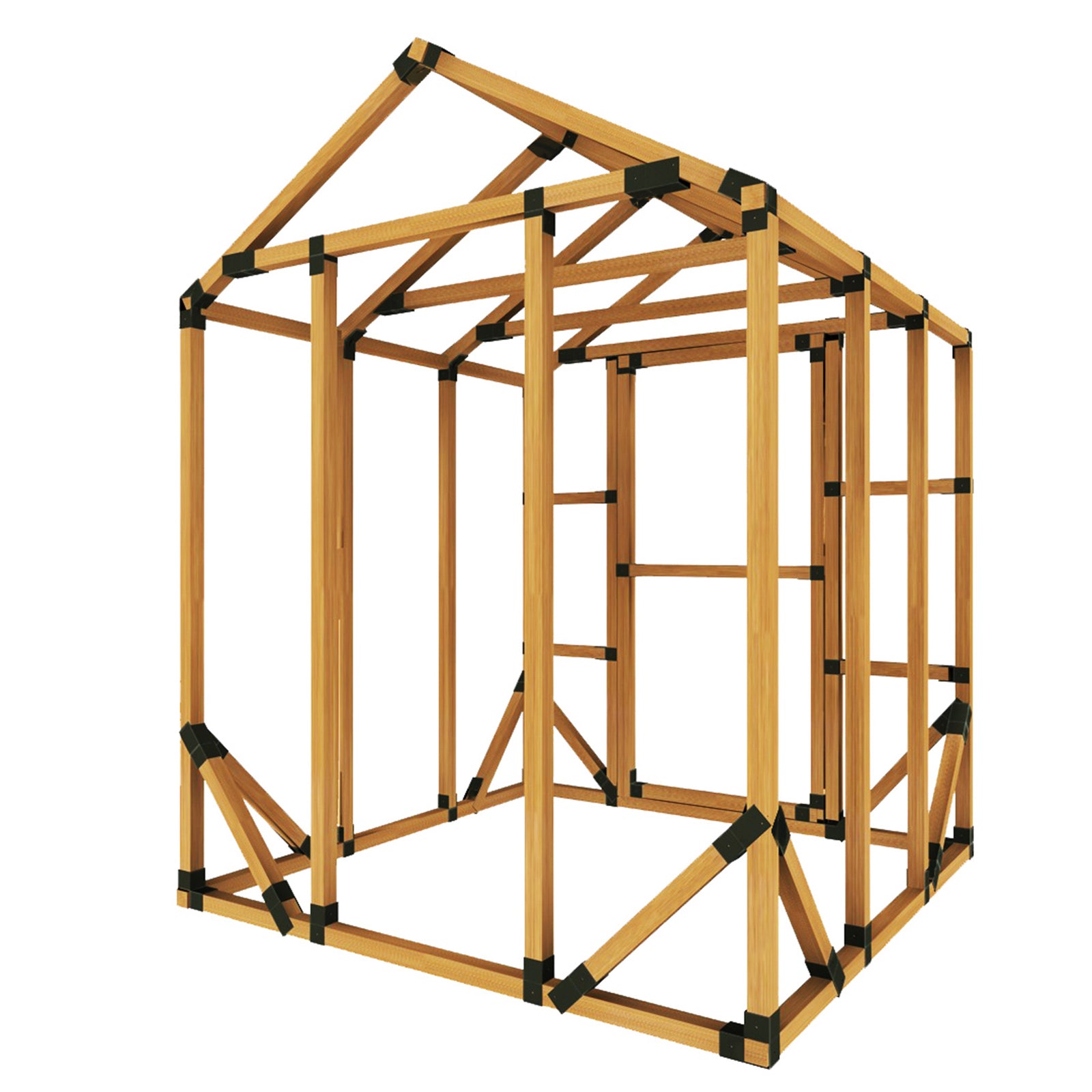 6X6 Standard Storage Shed Kit - E-Z Frame Structures by C L Paks
