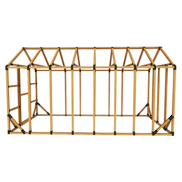 8X16 Standard Storage Shed Kit - E-Z Frame Structures by C L Paks