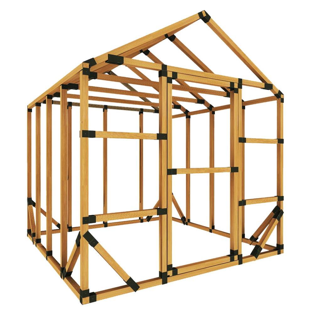 8X8 Standard Chicken Run Kit - E-Z Frame Structures by C L Paks