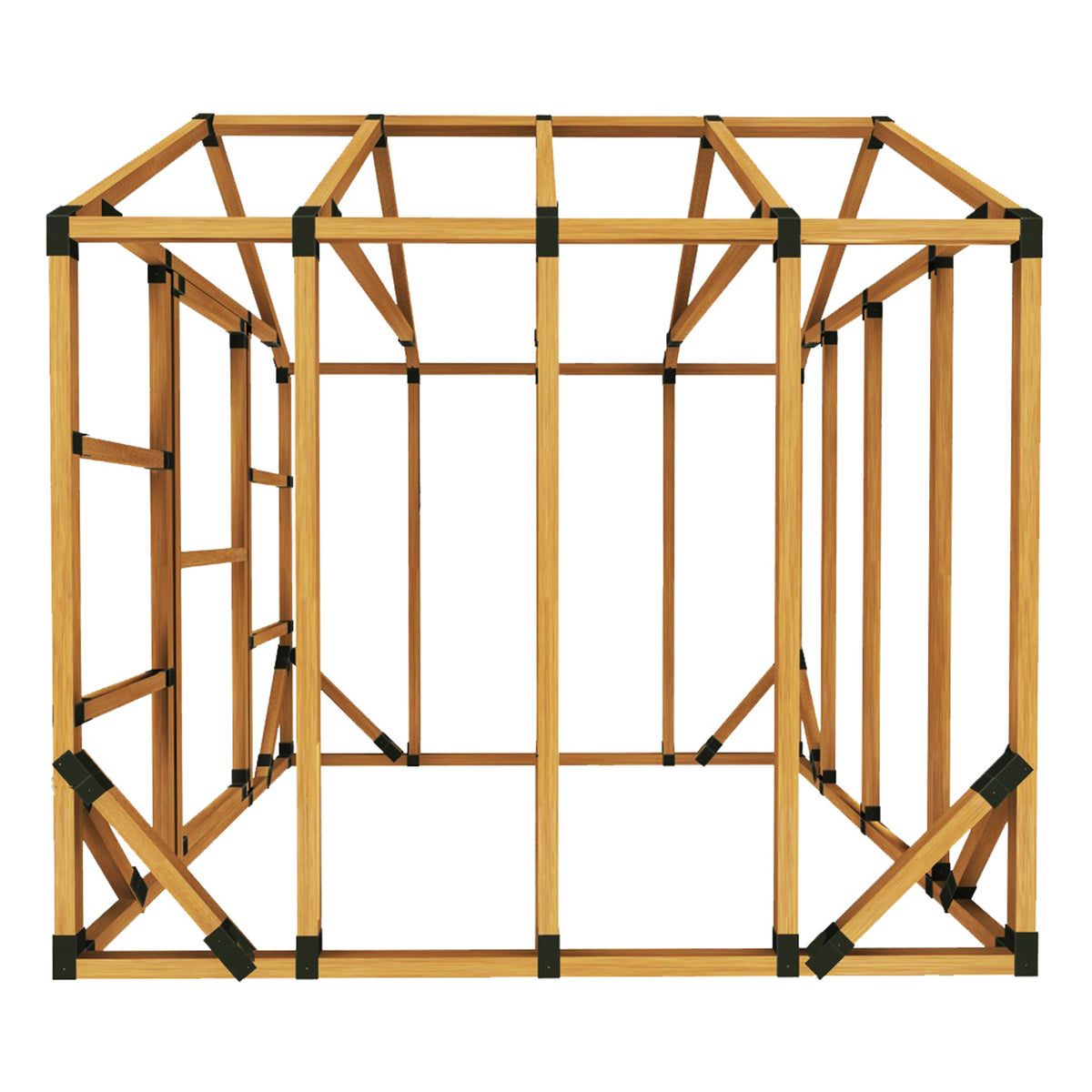 8X8 Standard Chicken Run Kit - E-Z Frame Structures by C L Paks
