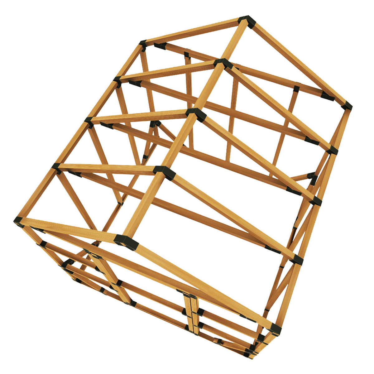 8X8 Standard Chicken Run Kit - E-Z Frame Structures by C L Paks