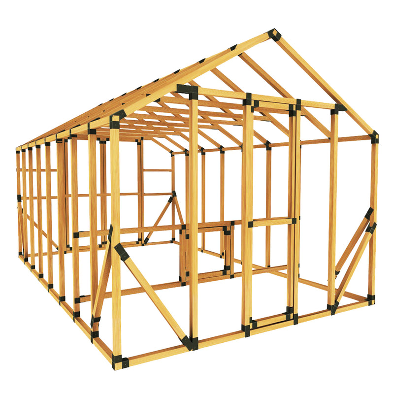 8X8 Standard Chicken Run Kit - E-Z Frame Structures