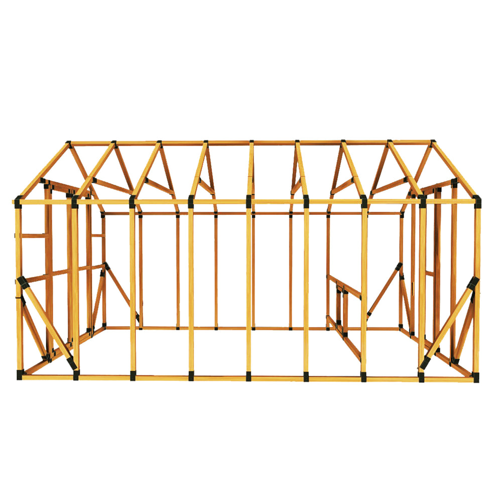 8X8 Standard Chicken Run Kit - E-Z Frame Structures
