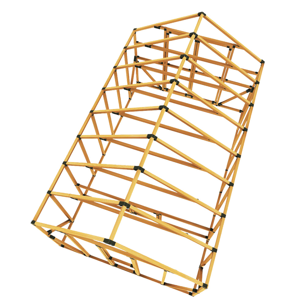 8X8 Standard Chicken Run Kit - E-Z Frame Structures