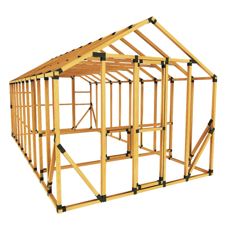 8X8 Standard Chicken Run Kit - E-Z Frame Structures
