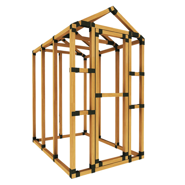 4X6 Basic Storage Shed Kit - E-Z Frame Structures by C L Paks