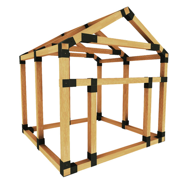 38X38 Basic Chicken Run Kit - E-Z Frame Structures by C L Paks