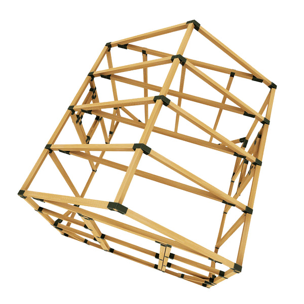 8X8 Large Playhouse Kit - E-Z Frame Structures by C L Paks